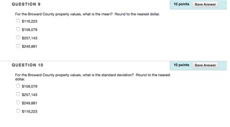 Solved Browardprop Sav [dataset2] Ibm Spss Statistics Data