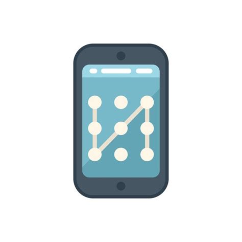 Modern Smartphone Displaying Pattern Password For Security Access 51244613 Vector Art At Vecteezy