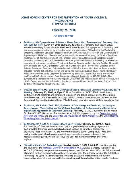 Youth Program Proposal Template Williamson