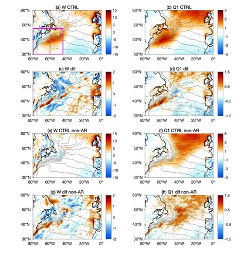 Composites Of Vertical Velocity W Shading 10 2 Pa S 1 A And