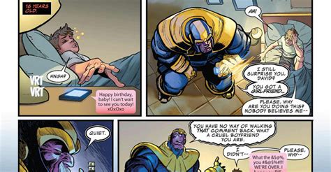 Thanos Is A Complete Dick Comic Book Excerpt Media Chomp