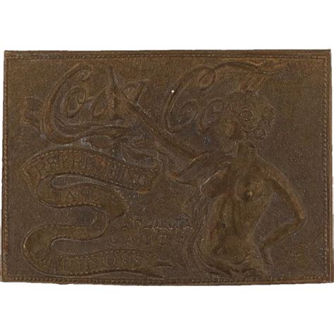 Brass Coke Cola Nude Sexy Woman Coca Cola Coca Boobs S Vintage Belt Buckle Soft Pop Logo