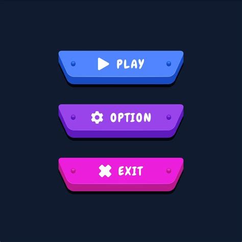 Game Ui Set Buttons
