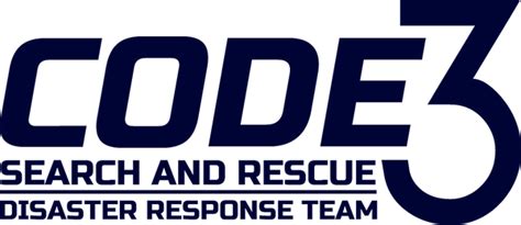 Code 3 Search And Rescue Disaster Response Team