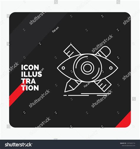 Red Black Creative Presentation Background Design Stock Vector Royalty