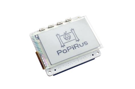 Papirus Epaper Eink Screen Hat For Raspberry Pi — Pi Supply