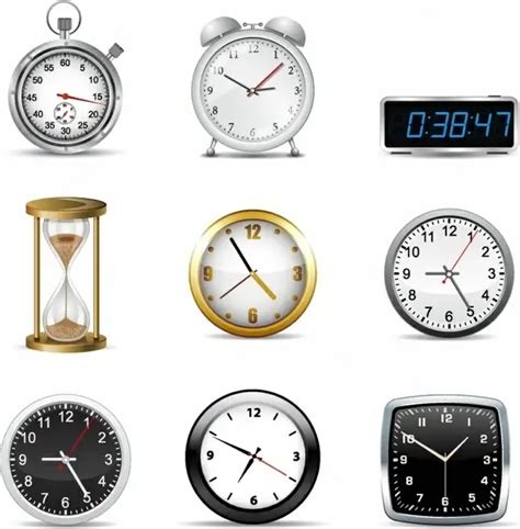 Clock Vectors Free Download 833 Editable Ai Eps Svg Cdr Files