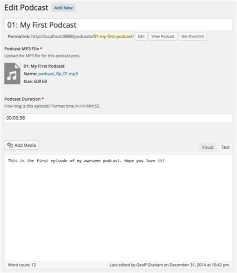 how to roll your own simple wordpress podcast plugin css tricks css