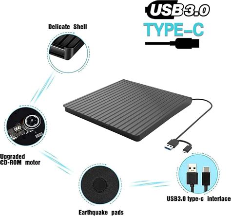 Buy Gotega External CD DVD Drive For Laptop USB C USB 3 0 CD DVD ROM