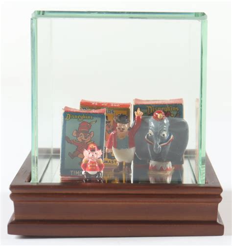 Timothy Dumbo And Ringmaster C 1960s Disneykins Ceramic Figures With Original Boxes In Display