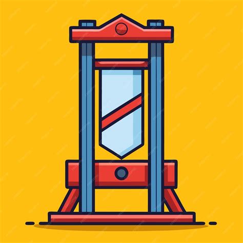 Guillotine Icon Clipart Vector Art And Illustration Premium Ai
