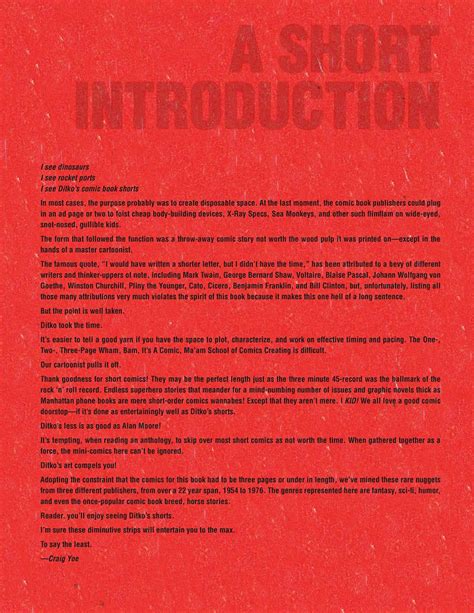 Ditkos Shorts Hc Vol 1