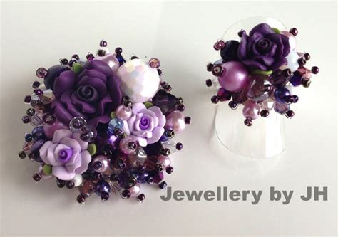 Overloaded Brooch And Matching Adjustable Ring Jewelry Design My Jewellery Adjustable Rings