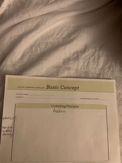 Active Learning Template Basic Concept Infection Control Chartdevelopment