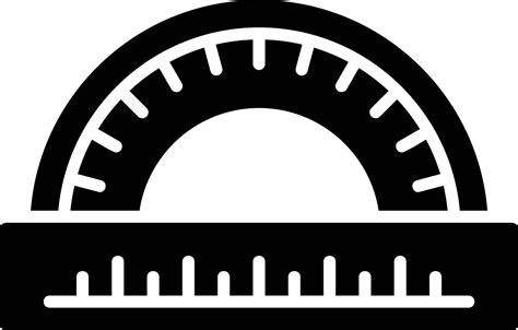 Protractor Creative Icon Design 14960948 Vector Art At Vecteezy