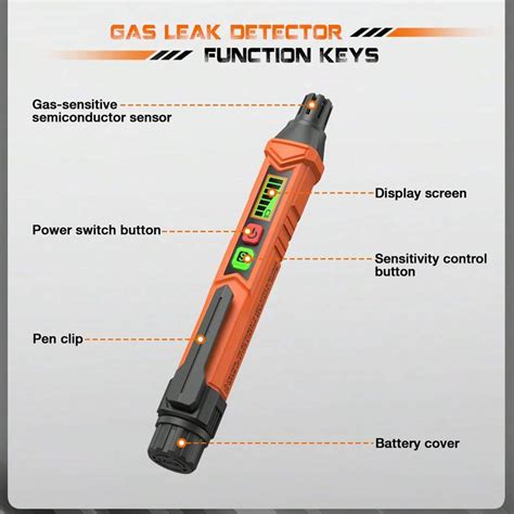 hm39 gas leak detector high precision sensor quick response