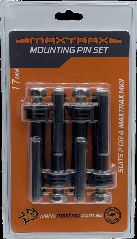 MAXTRAX MKII Mounting Pins 17mm Bolts Exit Offroad