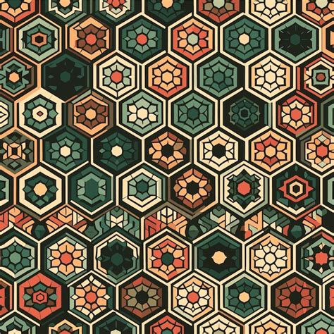 Premium Vector Vector Geometric Abstract Seamless Pattern Modern Style Ai Generated