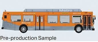 Iconic Replicas New Flyer C40lf Transit Bus Assembled Metro Los