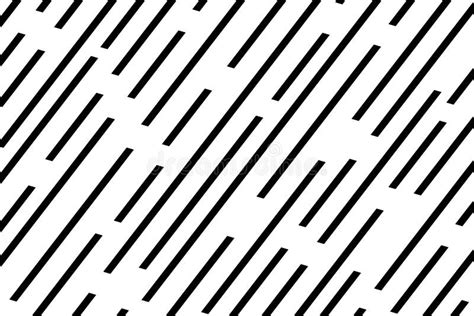 Abstract Black Monochrome Stripe Pattern Stock Vector Illustration