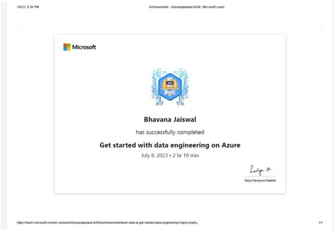 Bhavana Jaiswal On Linkedin Dataengineering Azure
