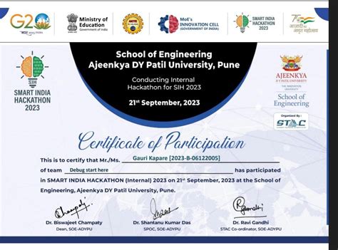 Gauri Kapare On Linkedin Adypu Adypuhackathon Innovation Teamwork