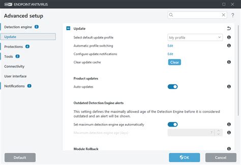 Update Setup Eset Endpoint Antivirus Eset Online Help