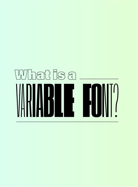 What Is A Variable Font Creative Market Blog