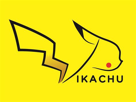 Pikachu Logo Concept In 2025 Pikachu Pokemon Logo Pikachu Art