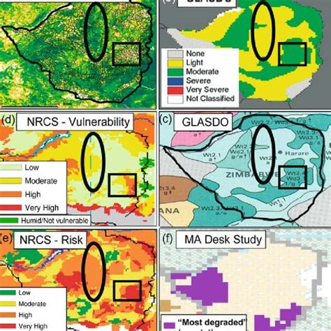 1 The Desertification Vulnerability Map Is Based On A Reclassification Download Scientific