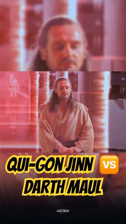 Qui Gon Jinn 🆚 Darth Maul Starwars Youtube