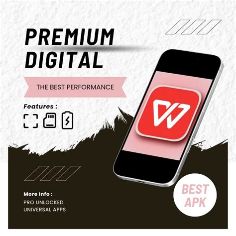 Jual WPS Office PDF Word Sheet PPT Premium Digital The Best Performance Pro Unlocked Universal