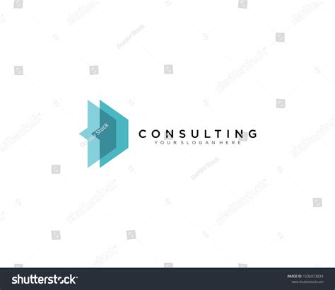 Consulting Logo Template Stock Vector Royalty Free 1236973834