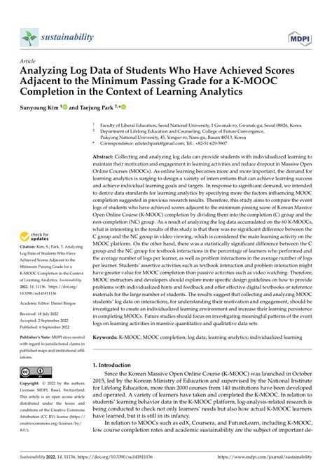Pdf Analyzing Log Data Of Students Who Have Achieved Scores Adjacent