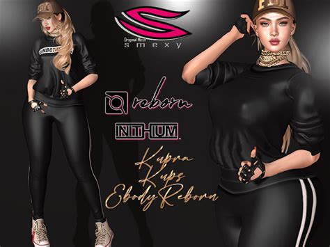 Second Life Marketplace Smexy Tomboy Set Black