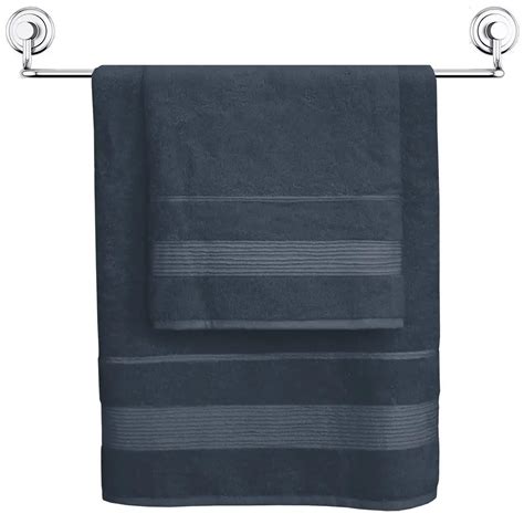 Bambuko Rankšluostis Moreno 500 Navy Blue Patalynėspasaulislt