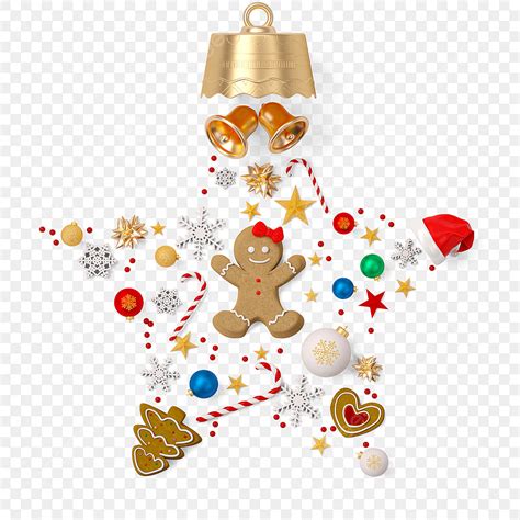 Five Pointed Star Png Picture Christmas Items Five Pointed Star Combination Christmas