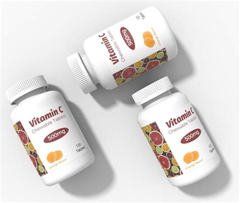 Healthcare Supplement Vitamin C 500mg Chewable Tablet Whitening Skin