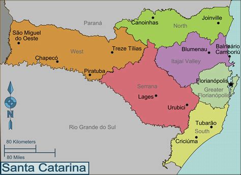 Mapa Santa Catarina Rio Grande Do Sul Fdplearn