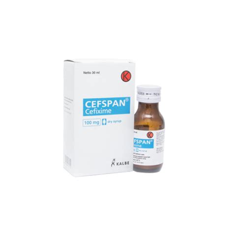 Cefspan 100 Mg Sirup Kering 30 Ml Manfaat Kandungan Dosis Dan Efek