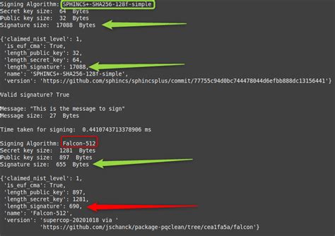 Signature Length Miscalculation Of Falcon And Picnic Families Python Wrapper · Issue 1303