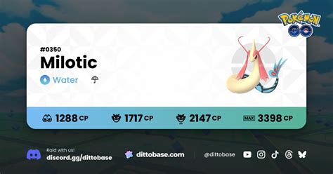Milotic Pokémon Go Dittobase