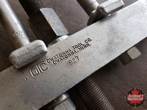 Wood Box Lot Jet 3 Jaw Pullers 3 And 4 And 6 And 8 Otc Puller 927