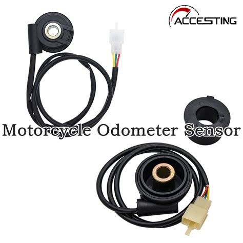 Universal Motorcycle Digital Odometer Sensor Box Speedometer Cable