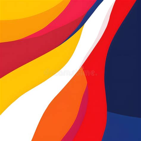 Colorful Abstract Wave Patterns On Dark Background Stock Illustration