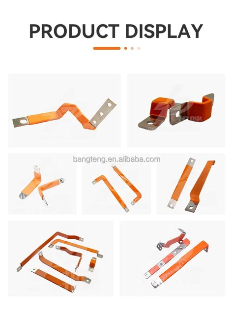 Flat Busbar Copper Battery Busbar Laminated Flexible Copper Busbars