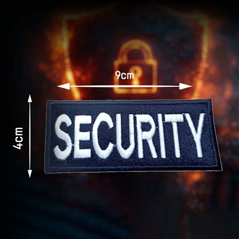 Buy Shirt Or Jacket Security Patches Velcro Patches Military