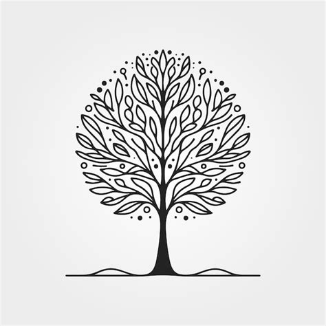 Premium Vector Flat Tree Vector Illustration