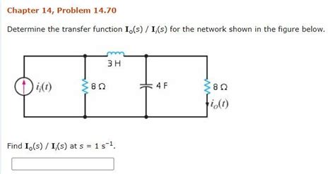 Solved Chapter 14 Problem 1470 Determine The Transfer