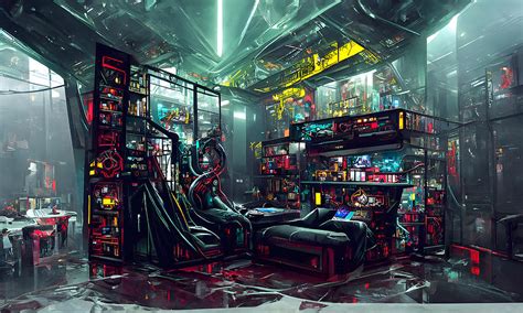 Cyberpunk Alley Ripperdoc Digital Art By Travco Pixels